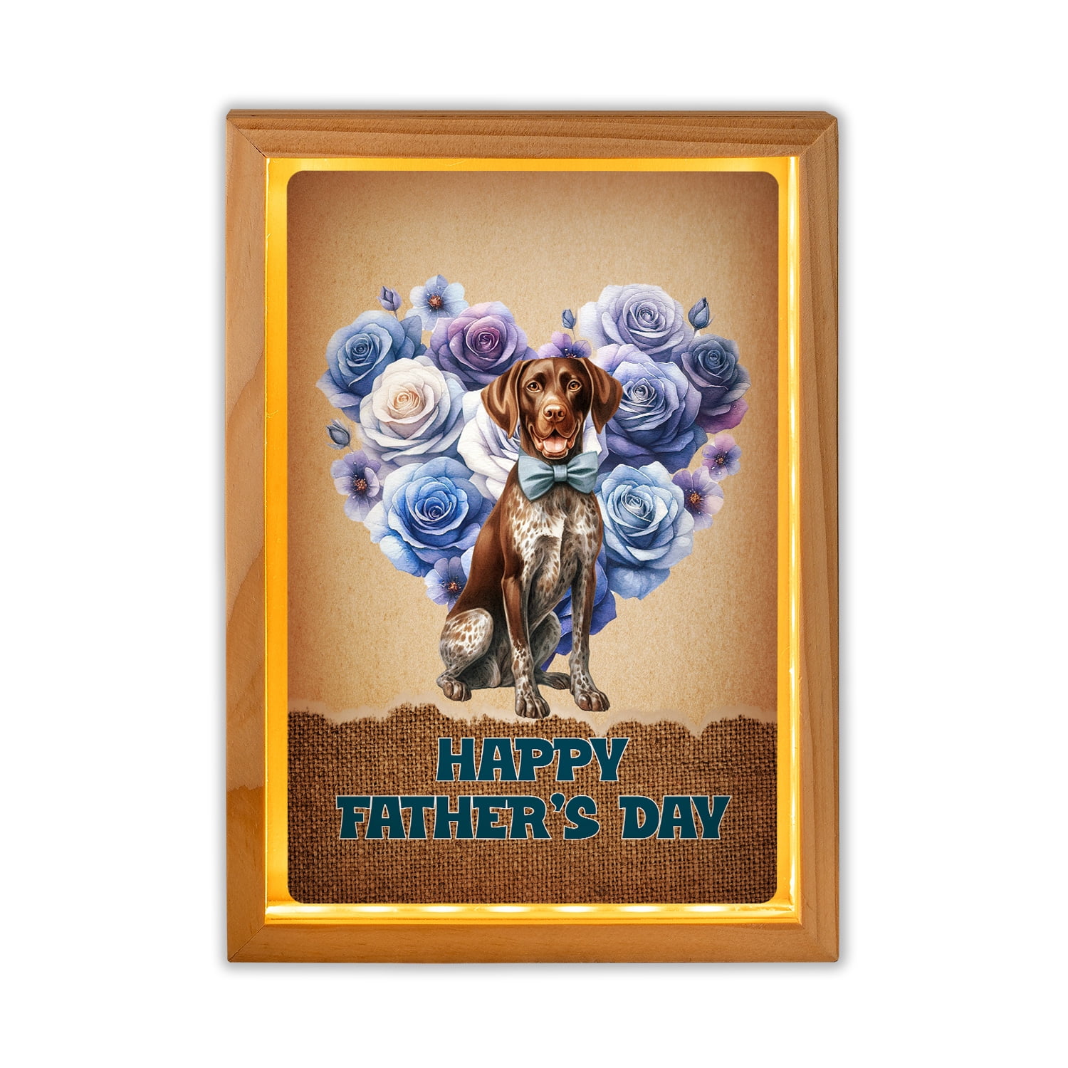 German Shorthaired Pointer Proud Dad Happy Father's Day Acrylic Plaque ...