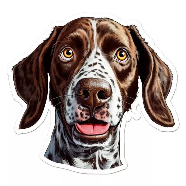 German Shorthaired Pointer Sticker Indoor Outdoor Phone Decal Water ...