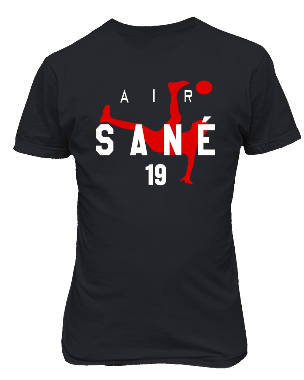 German Soccer Player Air Sane Unisex Tee Tshirt (Black, Large) - Walmart.com