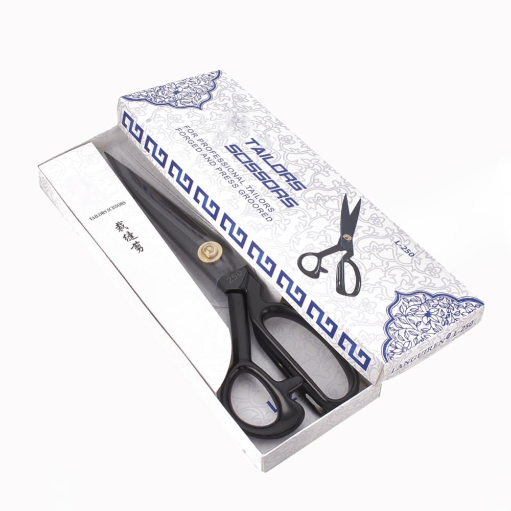 German Steel Tailor Scissors Sewing scissors Black Gunmetal 255x85x10mm ...