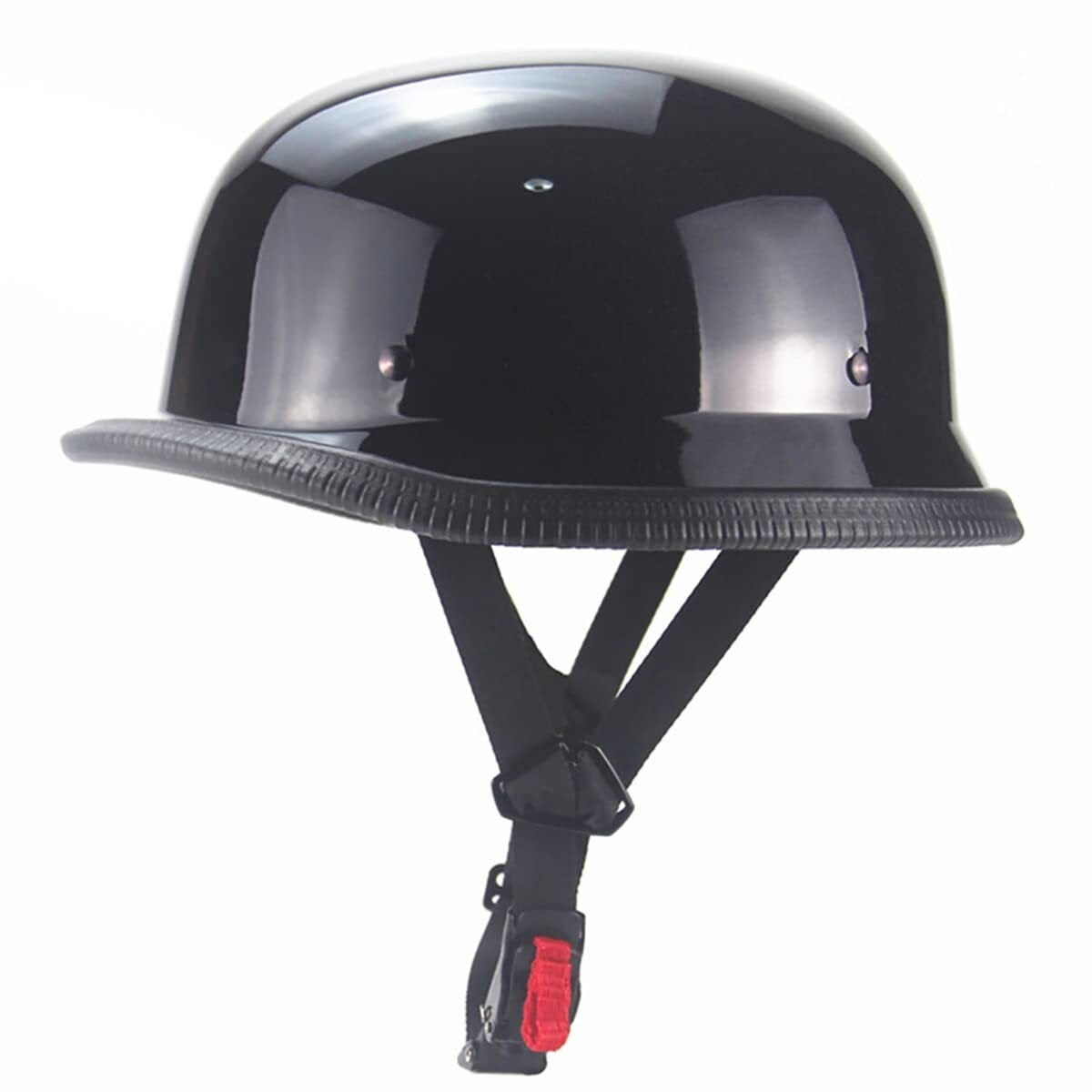 German Style Motorcycle Helmet,Adult Half Helmet Open Face DOT Approved ...