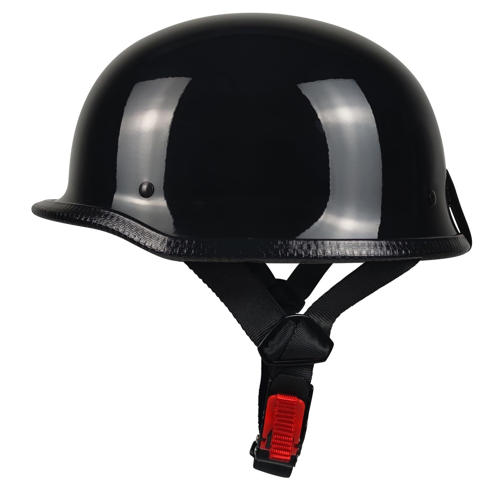 German Style Motorcycle Helmet,Adult Half Helmet Open Face DOT Approved ...