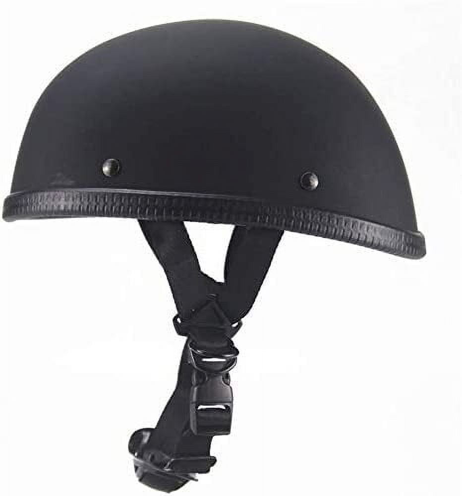 German Style Open Face Road Riding Beanie Helmet Low Profile Chopper ...
