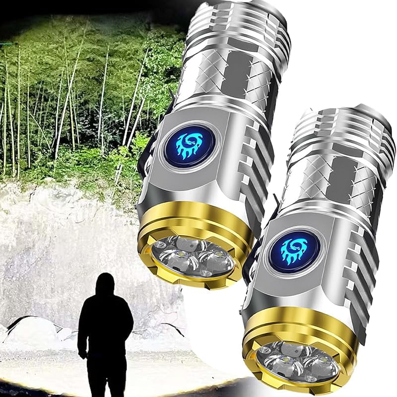 German Three Eyed Mini Monster Mini Flash Super Power Flashlight,Thumb ...