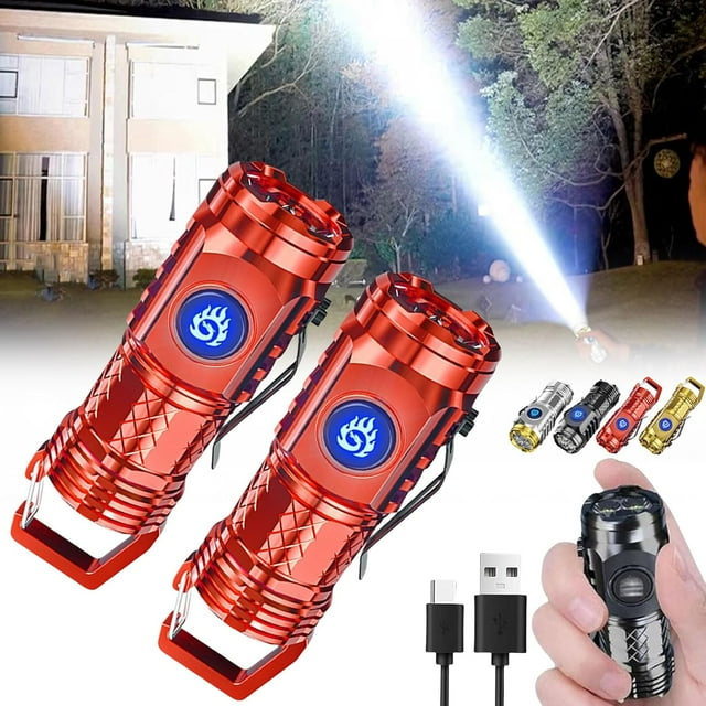 German Three-Eyed Monster Mini Flash Super Power Flashlight, 2025 New ...