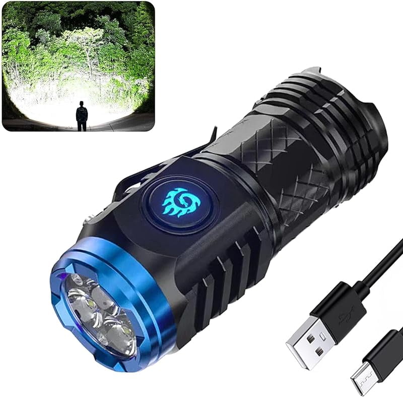 German Three-Eyed Monster Mini Flash Super Power Flashlight ...