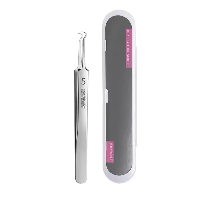 German Ultra-fine No. 5 Cell Pimples Blackhead Clip Tweezers Beauty ...
