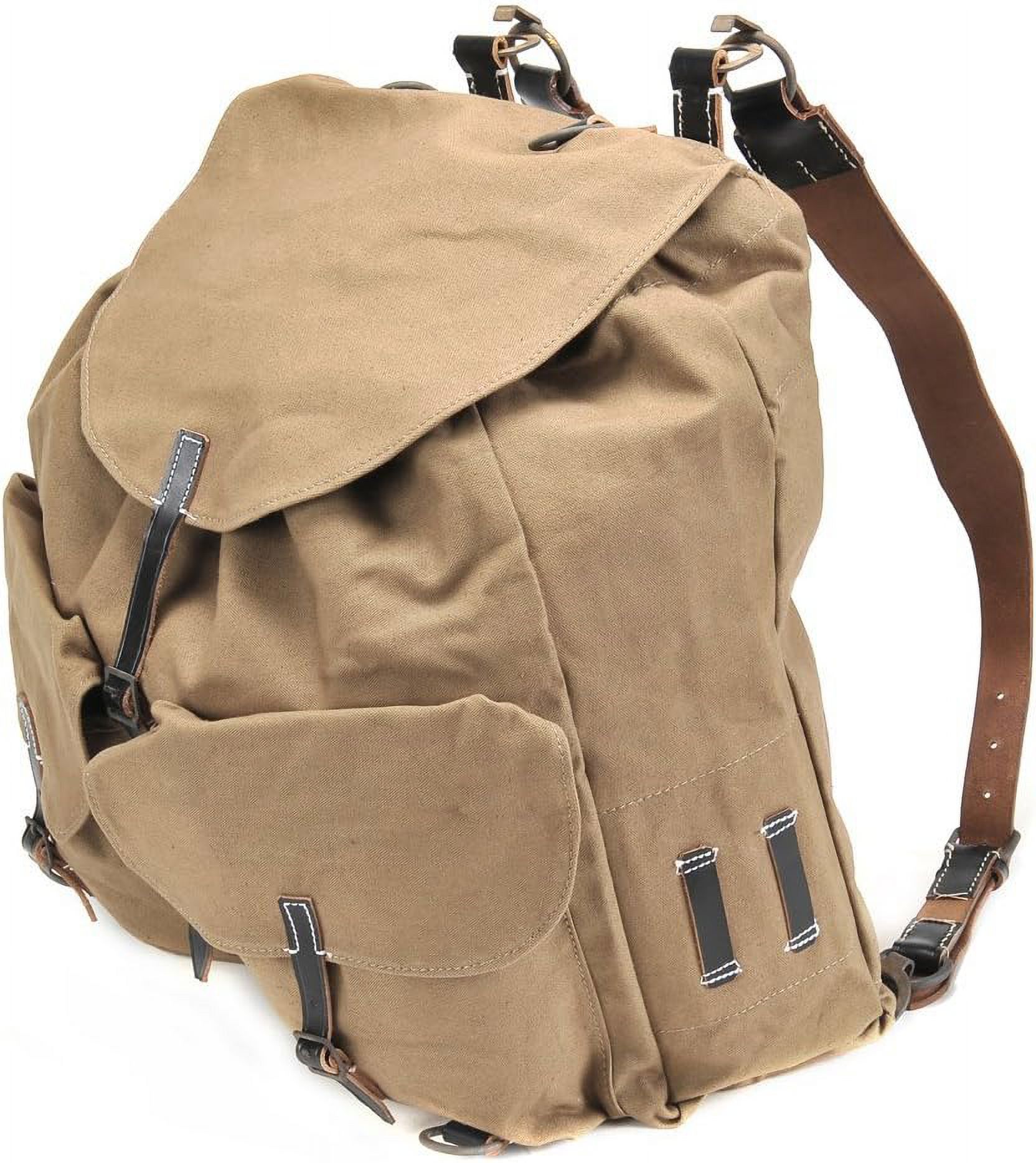 German WW2 1941 Rucksack with Leather Straps - Walmart.com