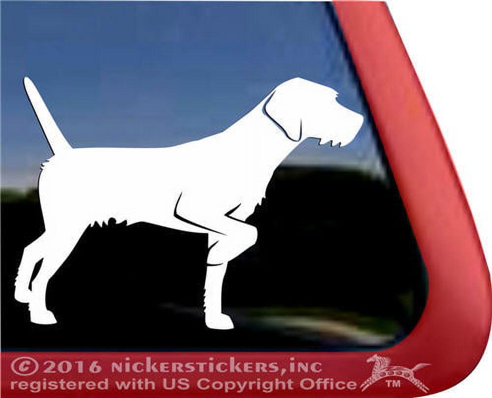 German Wirehair Pointer Dog Window Decal - Walmart.com