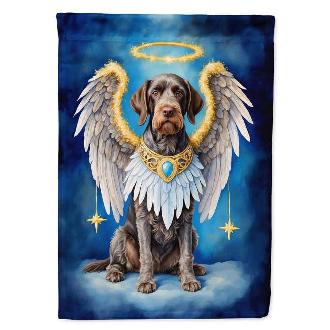 German Wirehaired Pointer My Angel House Flag 28 in x 40 in - Walmart.com