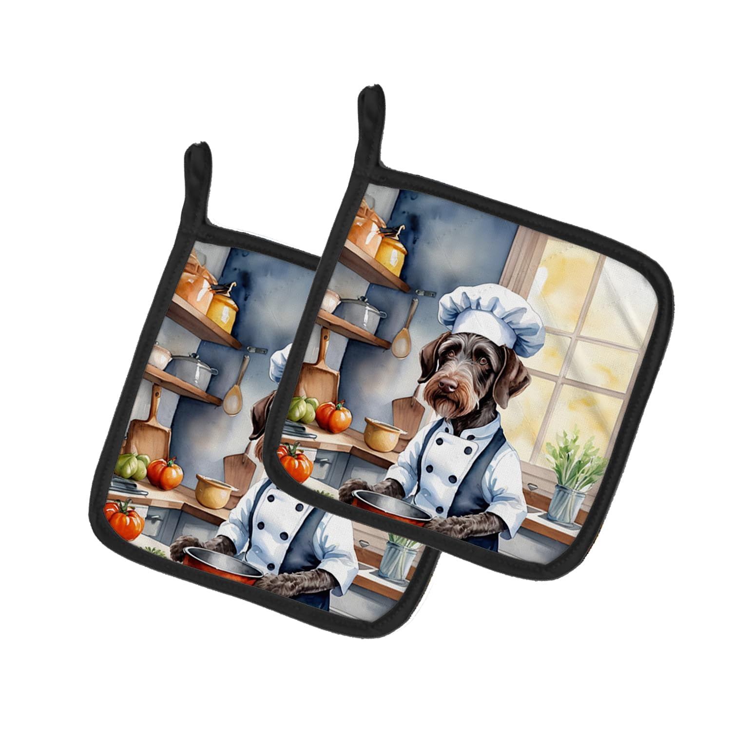 German Wirehaired Pointer Pot Holders - Kitchen Pot Holders - Walmart.com