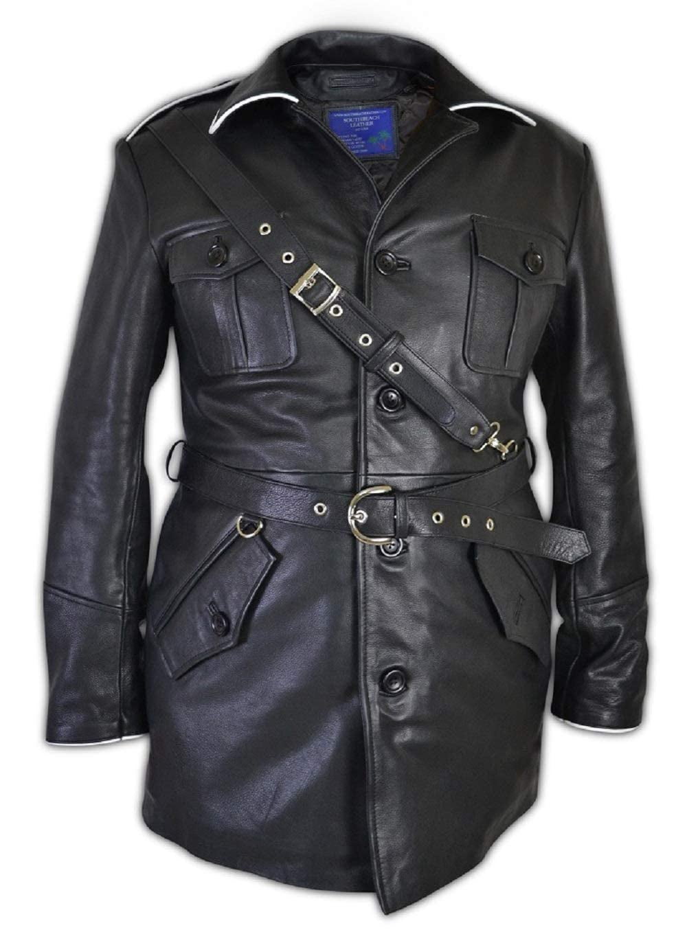 German World War 2 Military M65 Field Jacket Costume Leather Jacket ...