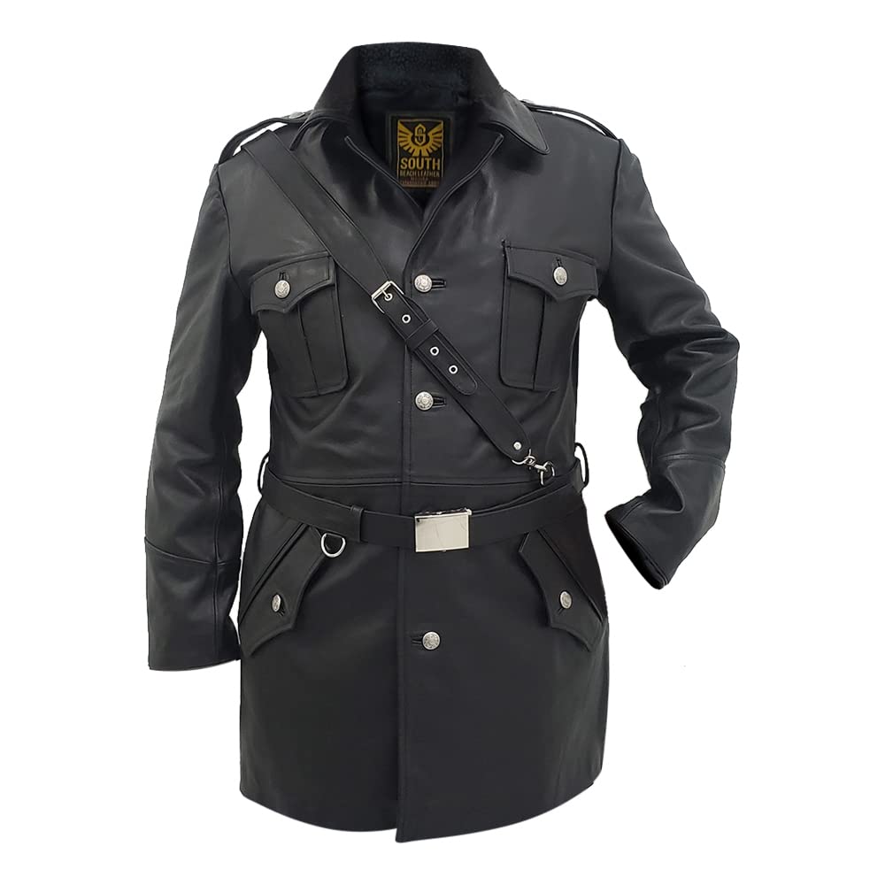 German World War 2 Military M65 Field Jacket Costume Leather Jacket ...