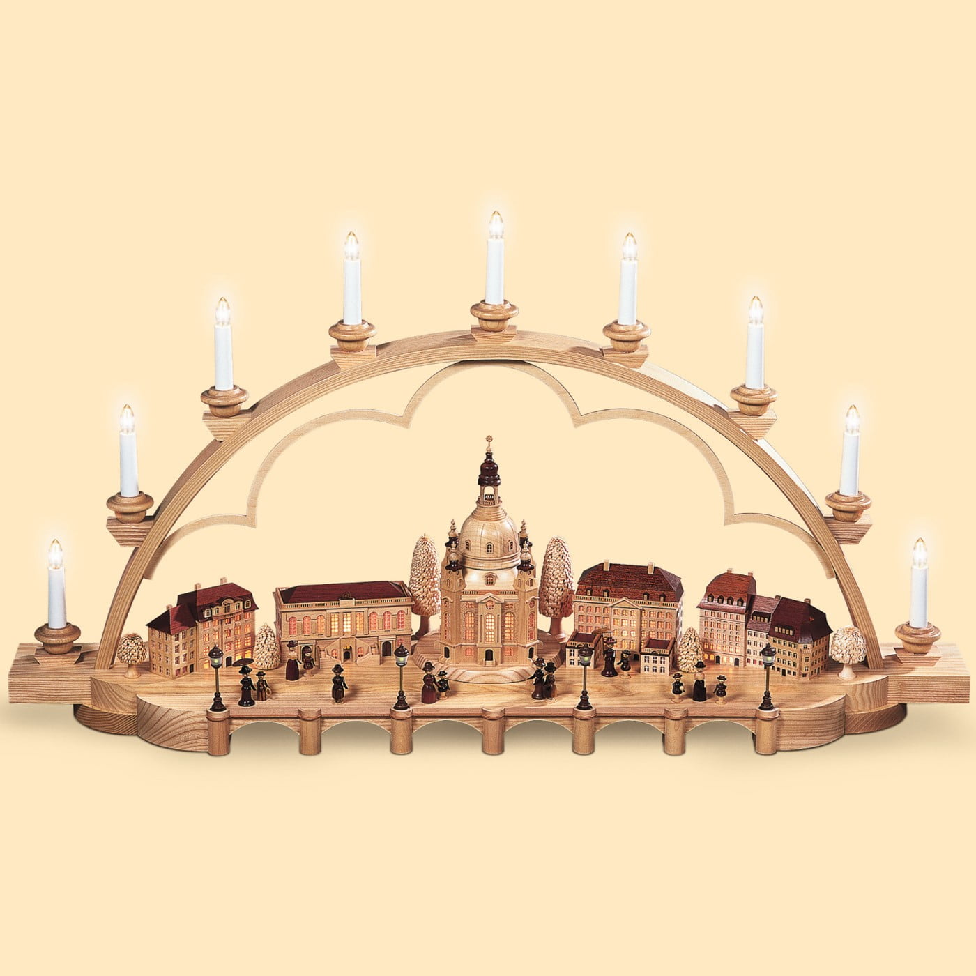German candle arch old city of Dresden, length 103 cm / 41 inch ...