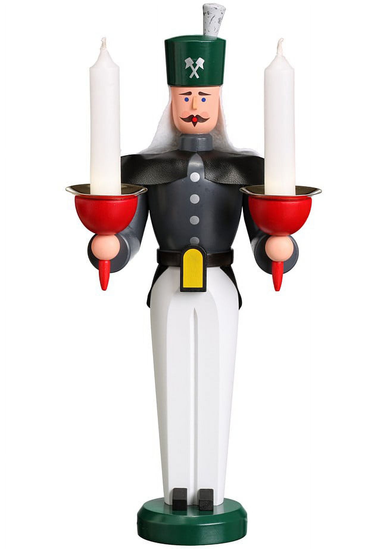 German candlestick miner, height 26 cm / 10 inch, original Erzgebirge ...