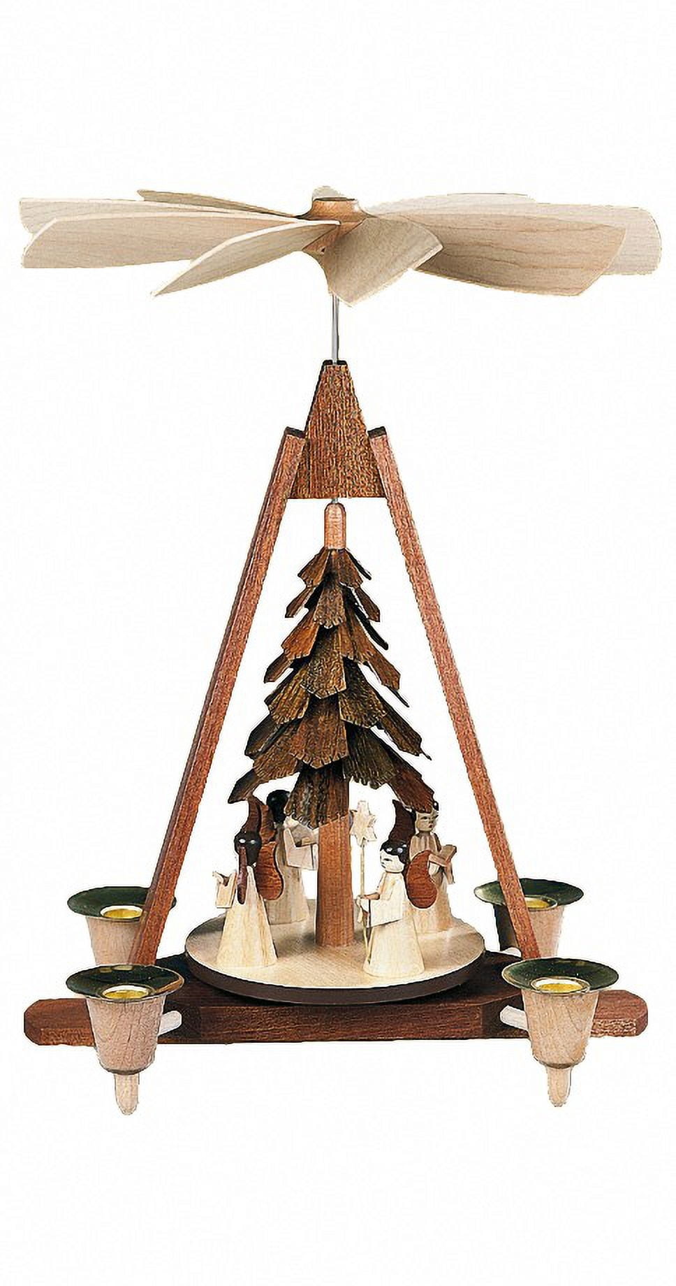 German christmas pyramid Angels, 4 figurines, height 30 cm / 12 inch ...
