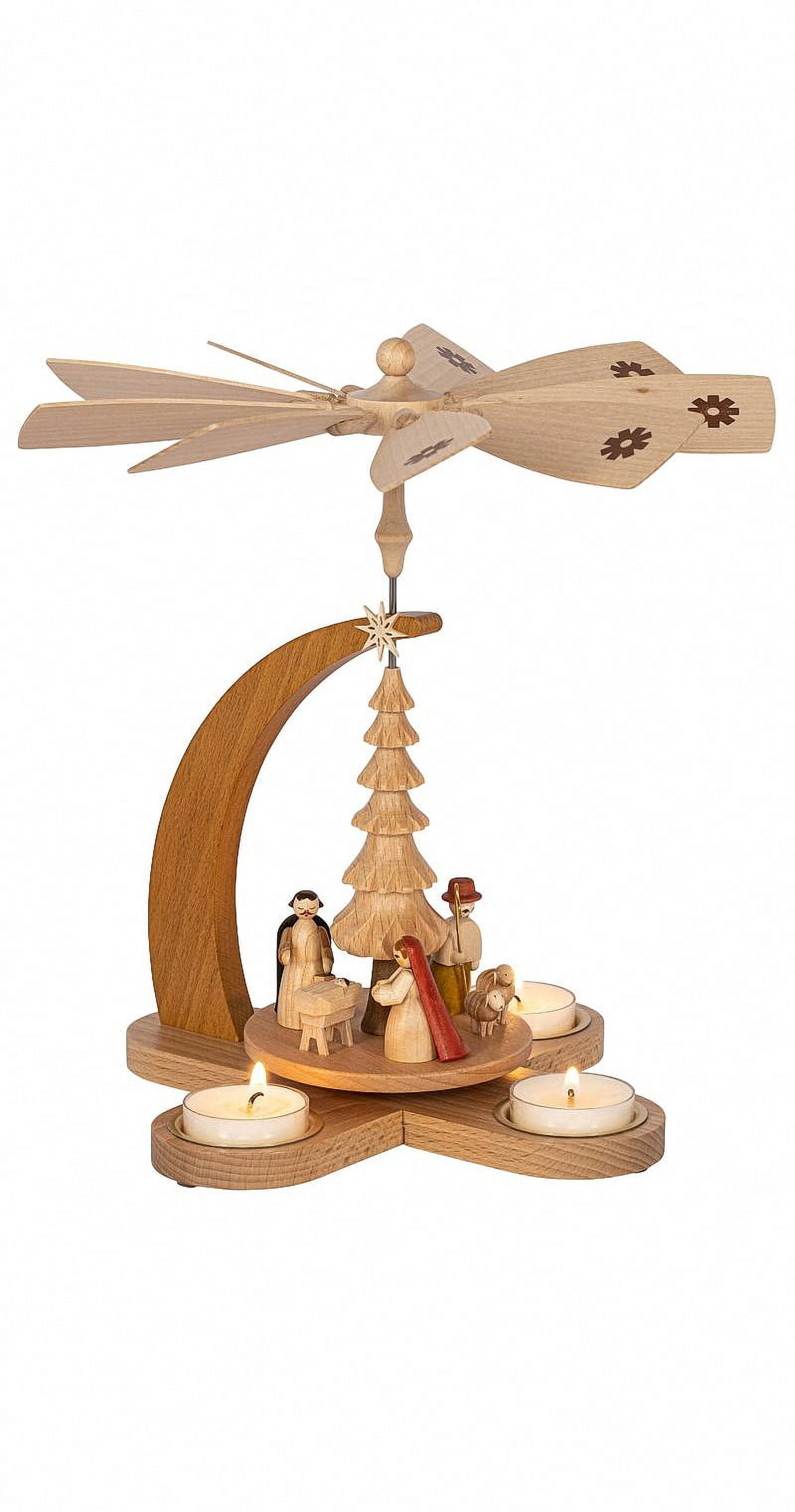 German christmas pyramid Nativity scene, height 27 cm / 11 inch ...