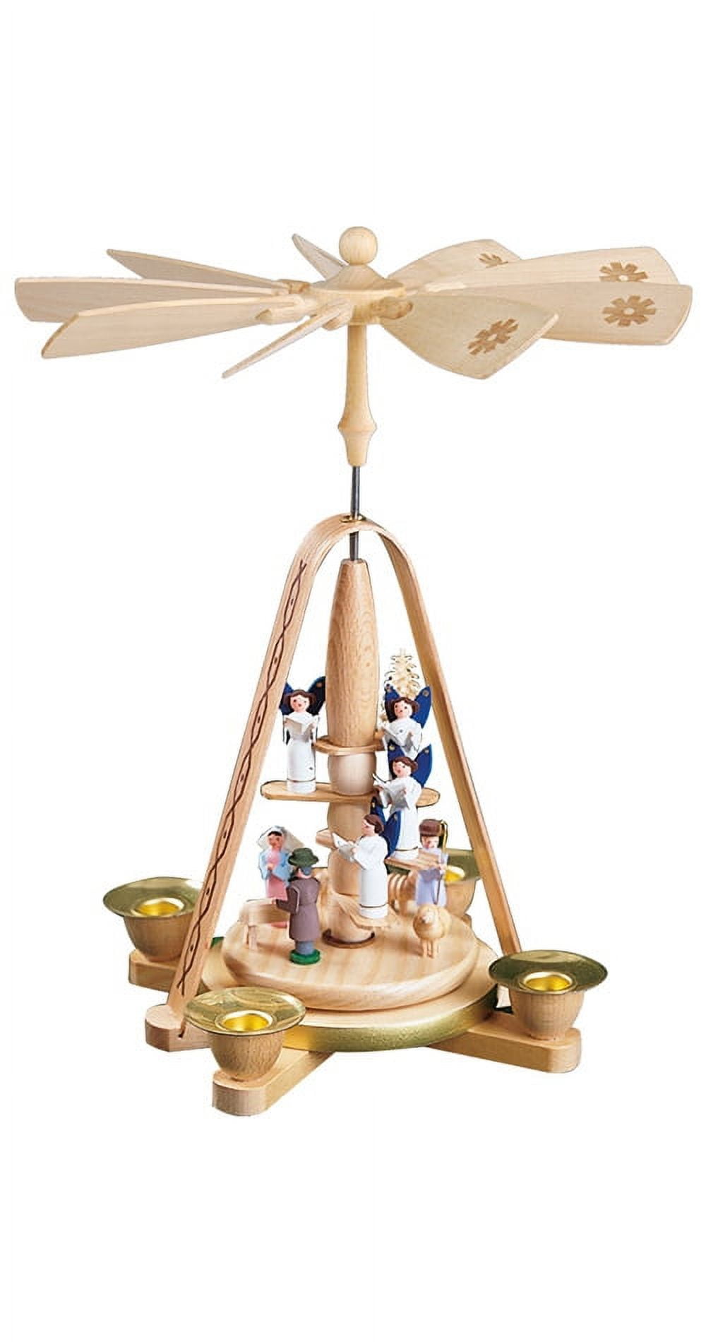 German christmas pyramid Nativity scene, height 28 cm / 11 inch ...