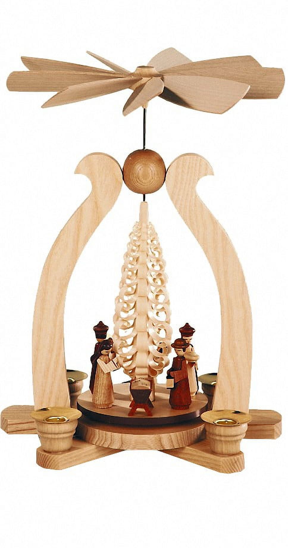 German christmas pyramid arch Nativity scene, height 29 cm / 11 inch ...