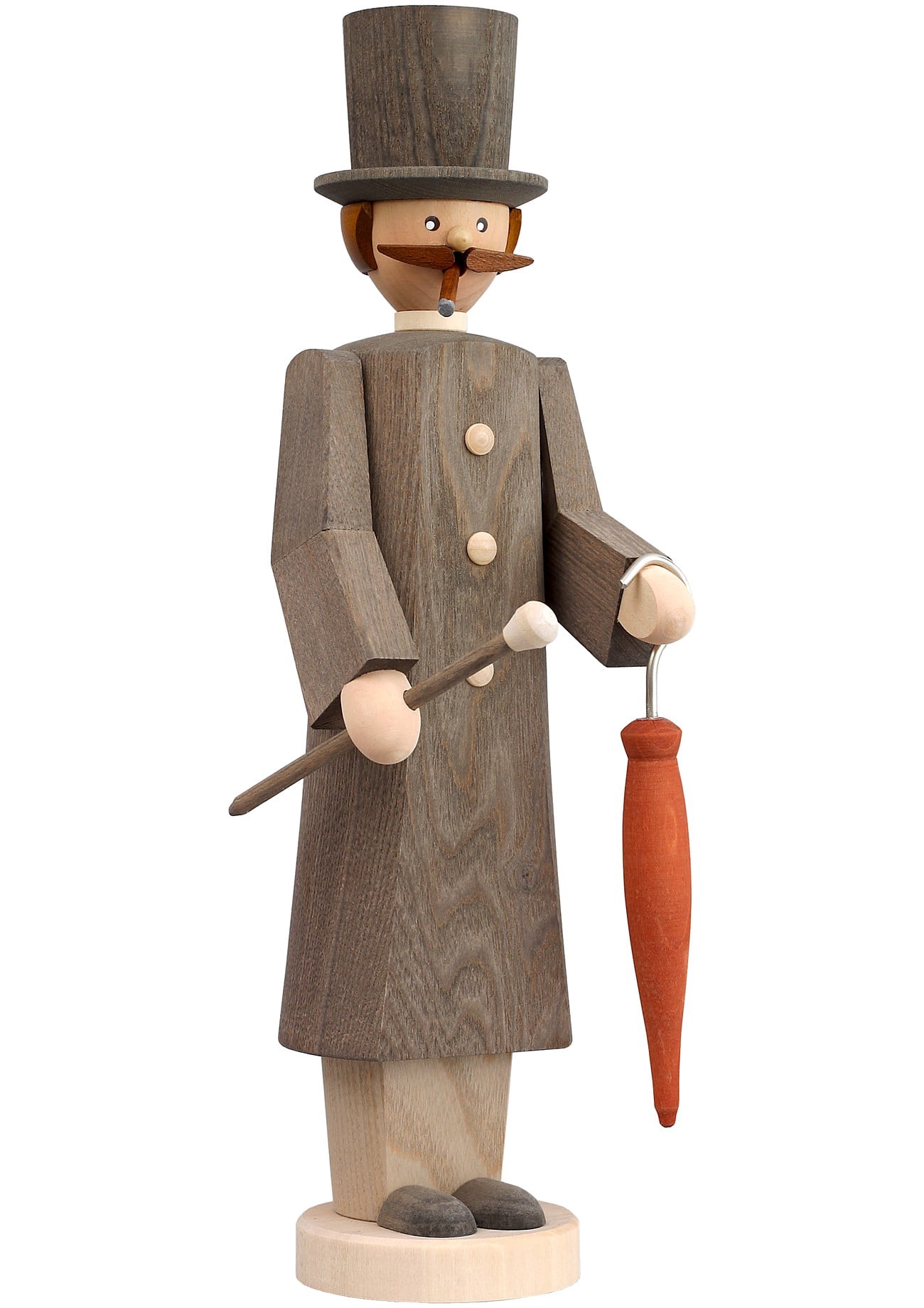 German incense smoker Gentleman, height 32 cm / 13 inch, original ...