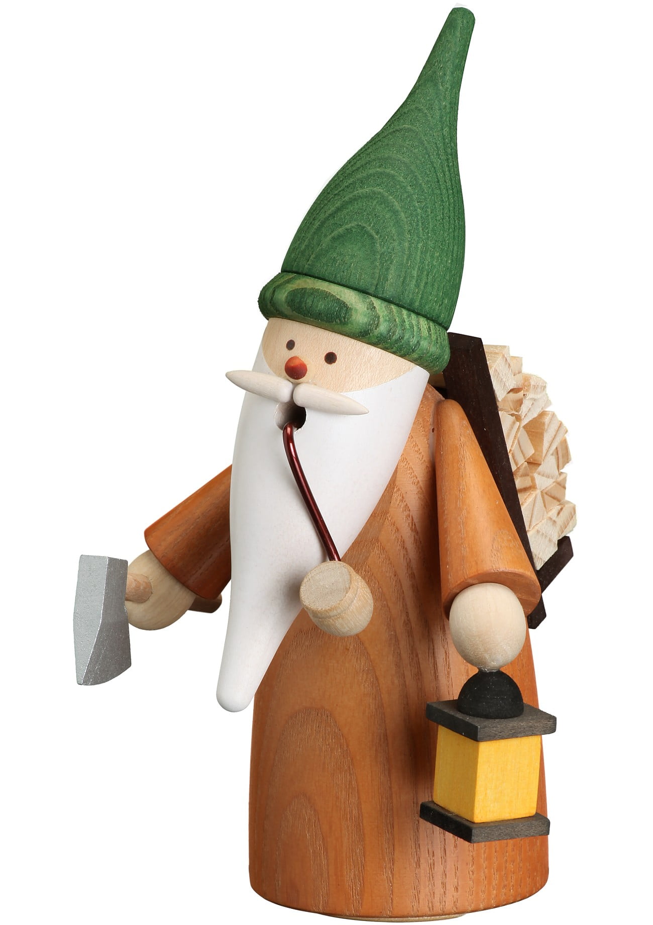 German incense smoker collector of wood gnome, height 16 cm / 6 inch ...