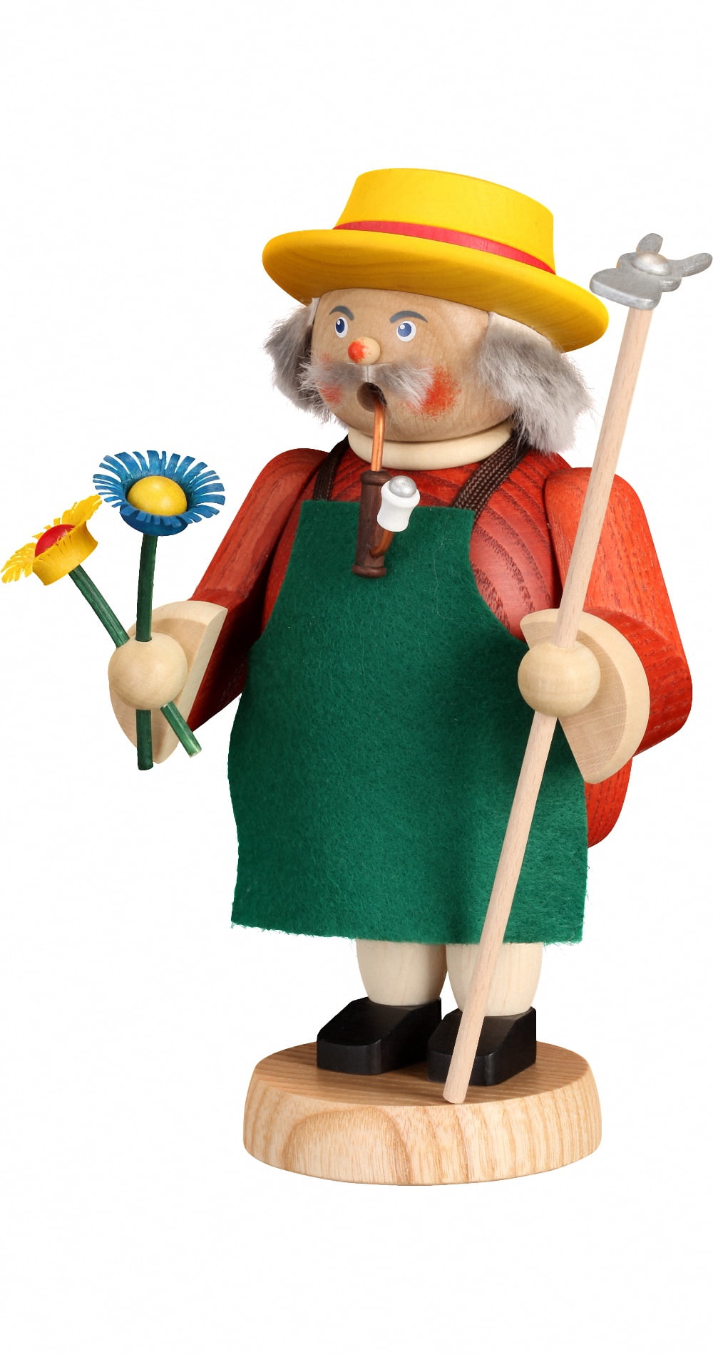 German incense smoker gardener, height 18 cm / 7 inch, original ...
