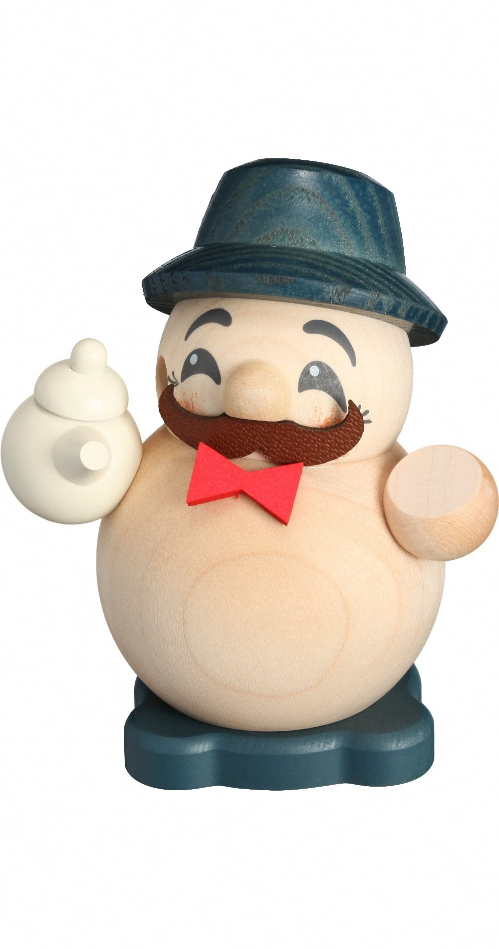 German incense smoker grandpa with coffee pot, height 9 cm / 4 inch ...