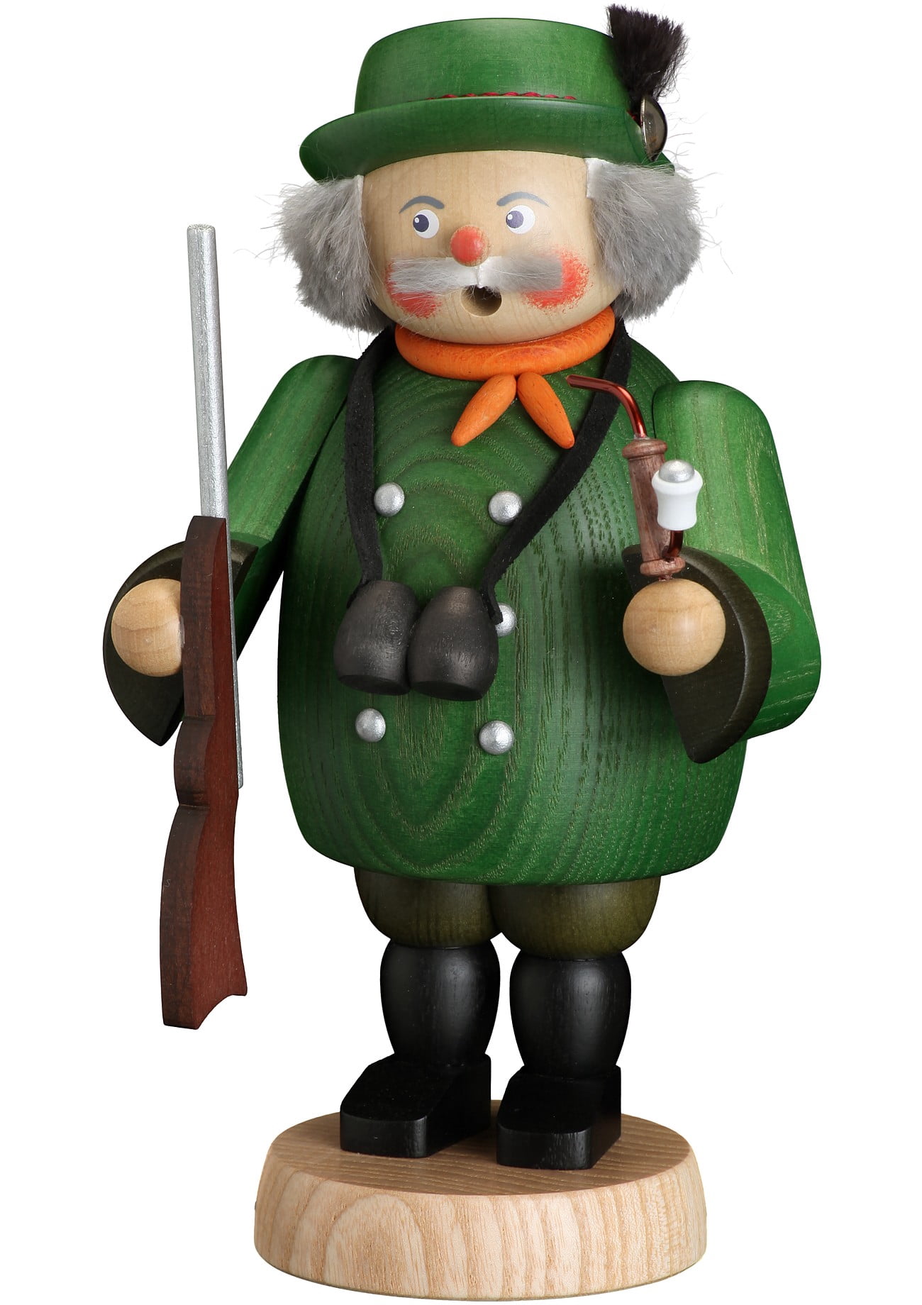 German incense smoker hunter, height 19 cm / 8 inch, original ...