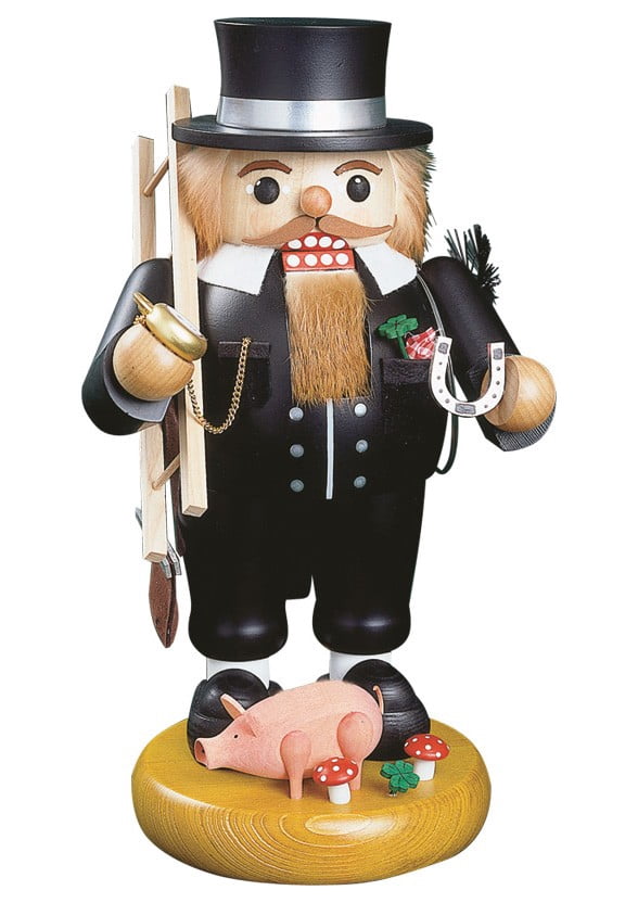German nutcracker Chimney Sweep, height 32 cm / 13 inch, original ...