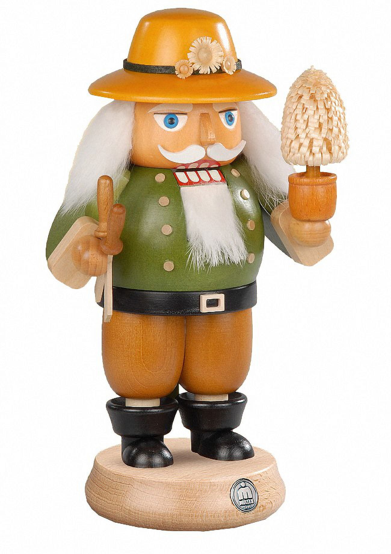 German nutcracker Gardener, height 23 cm / 9 inch, original Erzgebirge ...