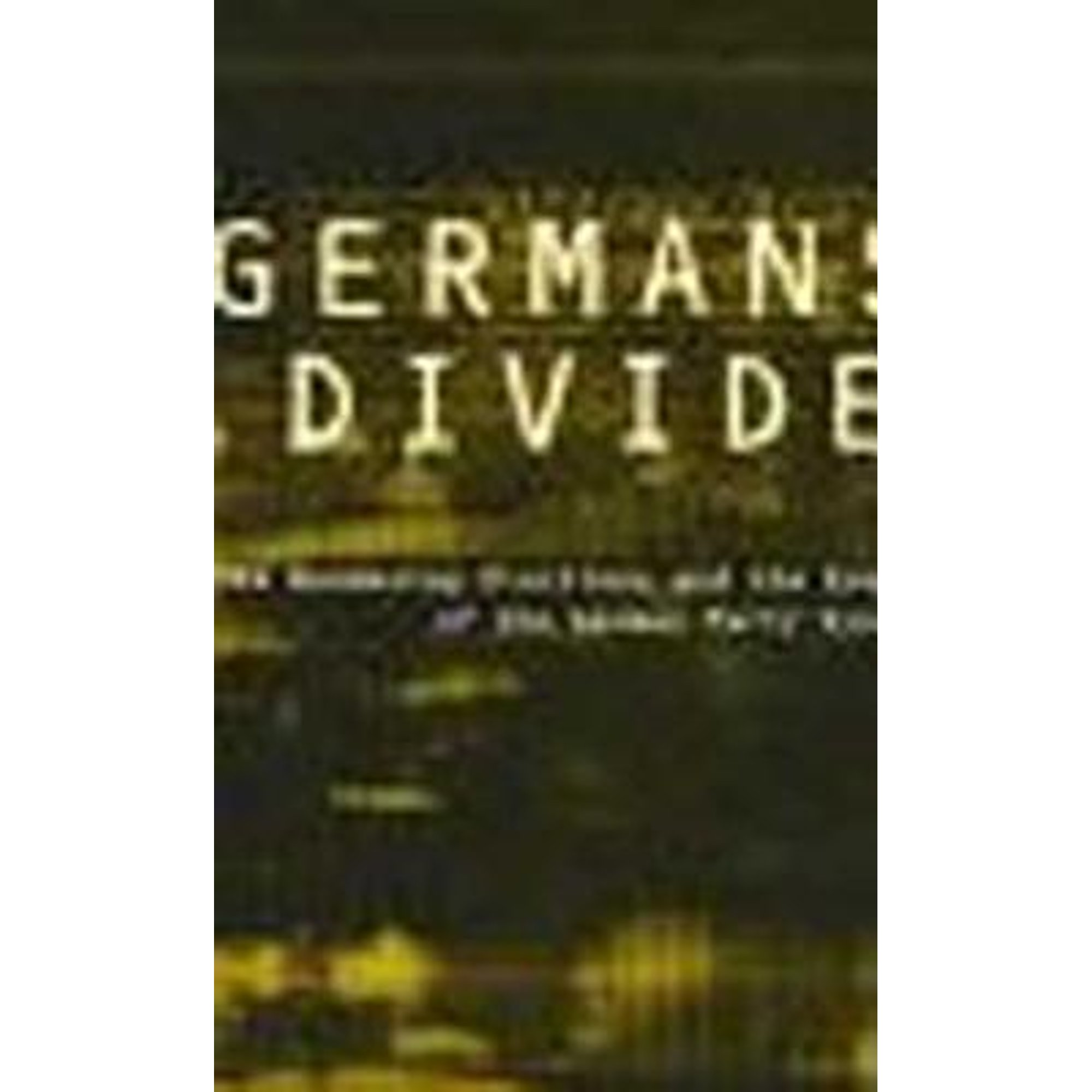 Pre-Owned Germans Divided: The 1994 Bundestagswahl and the Evolution of ...