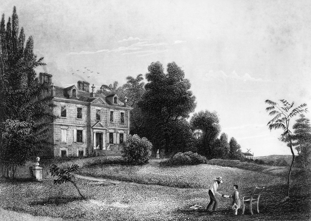Germantown Chew House. Ncliveden The Manor Owned By Benjamin Chew At ...