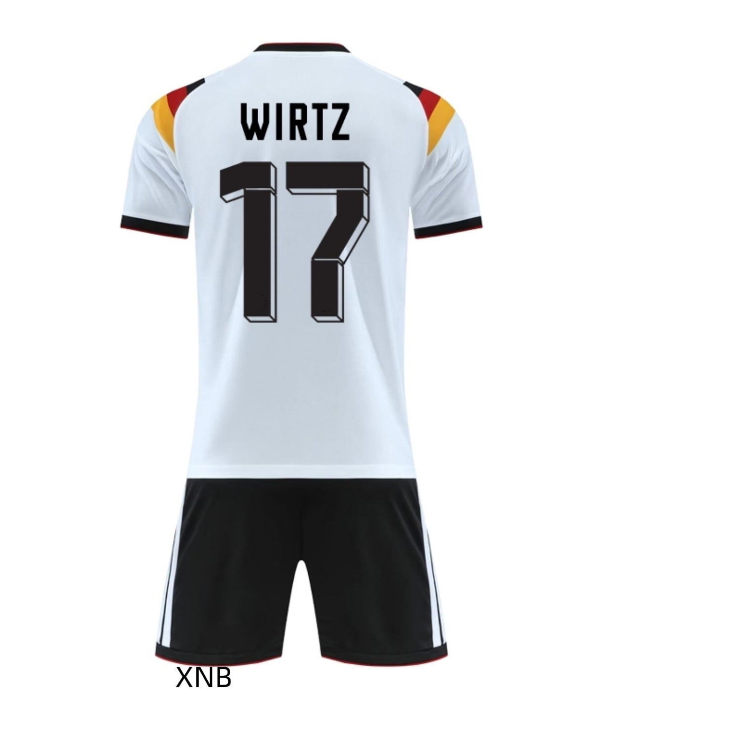 Germany 2026 World Cup Home Kit Soccer Shirt with Wirtz 17 Printing ...