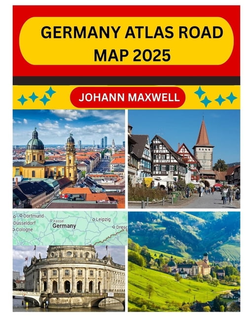 Germany Atlas Road Map 2025: Navigate Germany Like a Local with ...