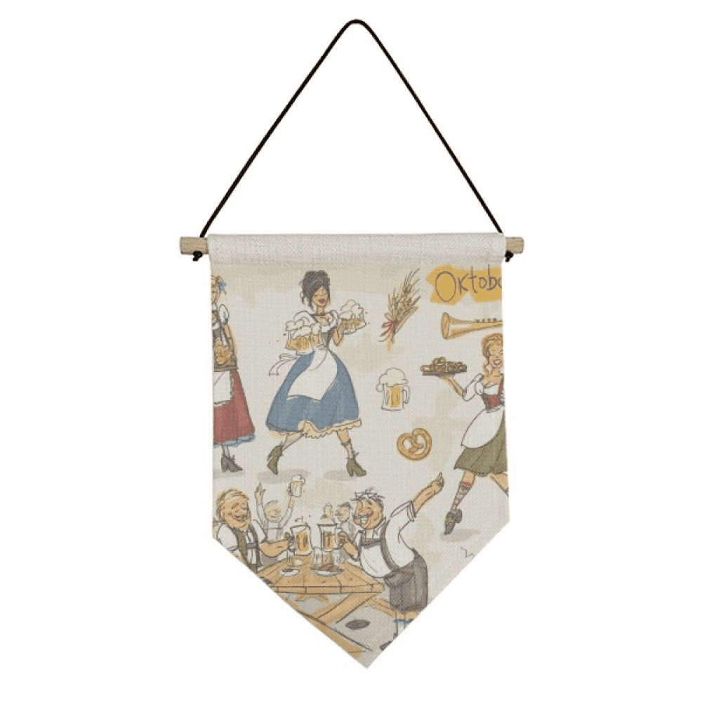 Germany Breakfast Culture Canvas Flag Hanging Wall Art Decor Banner ...