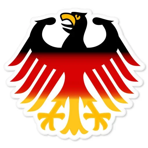 Germany Bundesadler Coat Of Arms Bumper Sticker Phone Decal Water ...