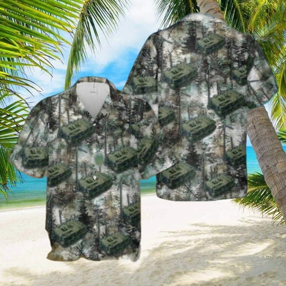Germany Bundeswehr Fhrungs Funkpanzer M113 A2g Hawaiian Shirt - Walmart.com