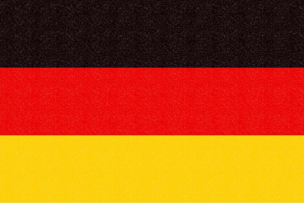 Germany Country Flag, Letterpress (36x54 Giclee Gallery Art Print ...