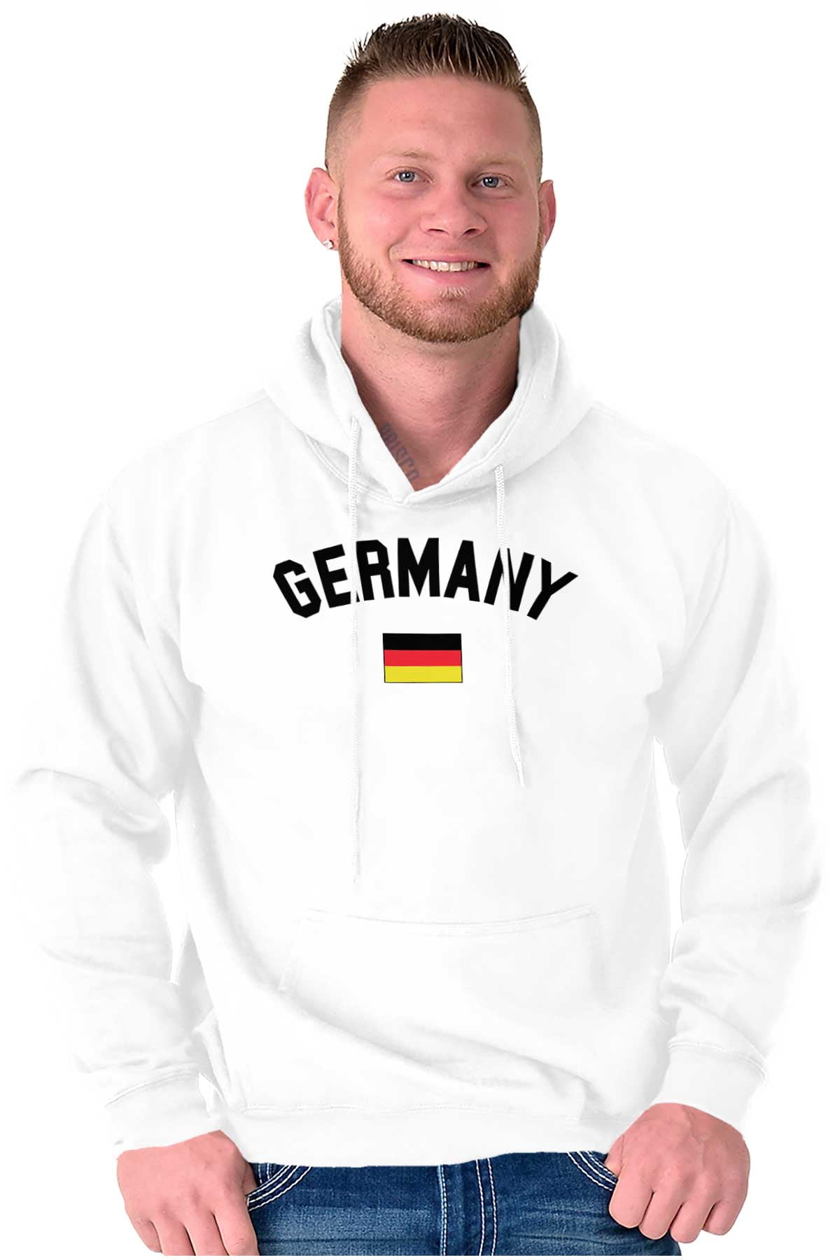 Germany Country Flag Soccer Fan Pride Unisex Plus Size Hoodie Brisco ...
