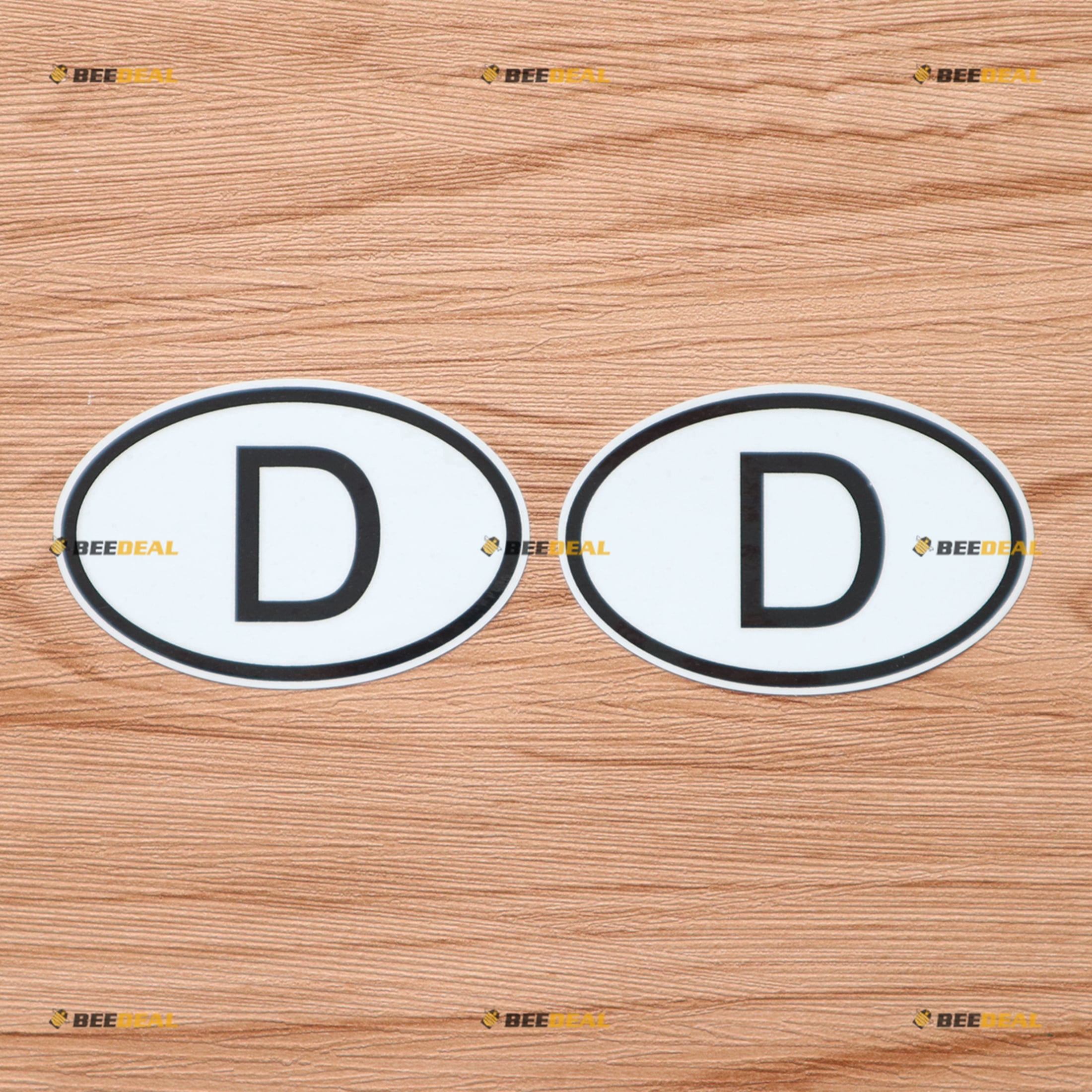 Germany D Oval Country Code German Deutschland Vinyl Decal Sticker - 2 ...