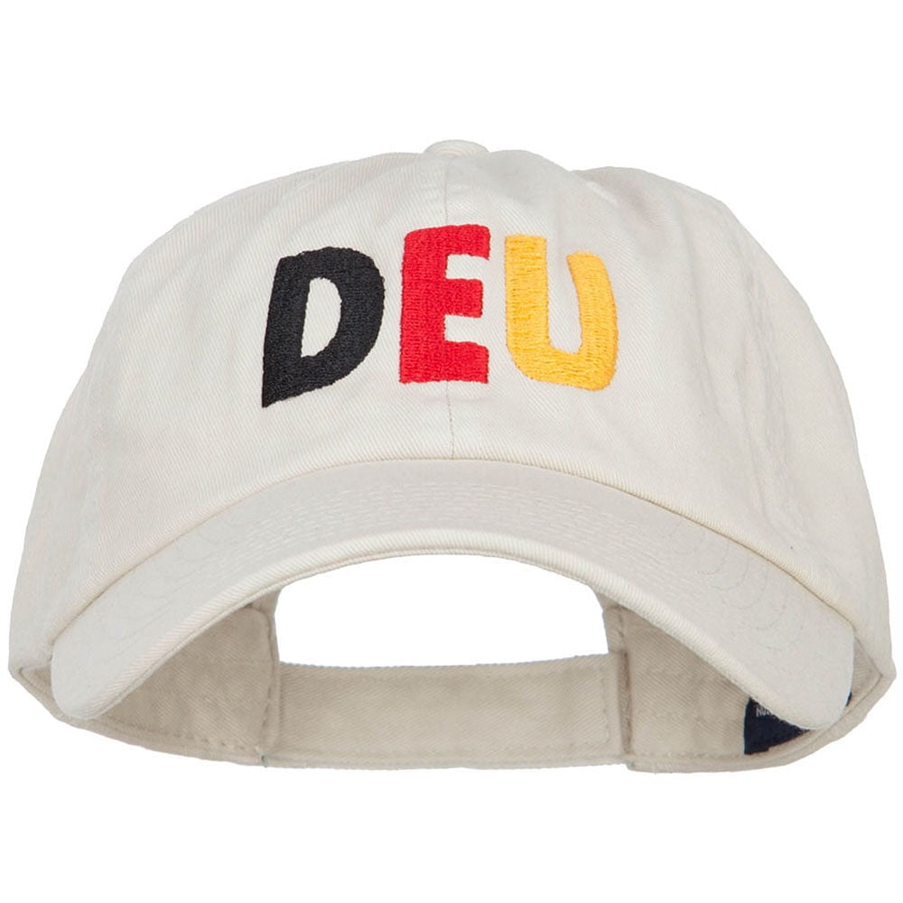 Germany DEU Flag Embroidered Low Profile Cap - Putty OSFM - Walmart.com