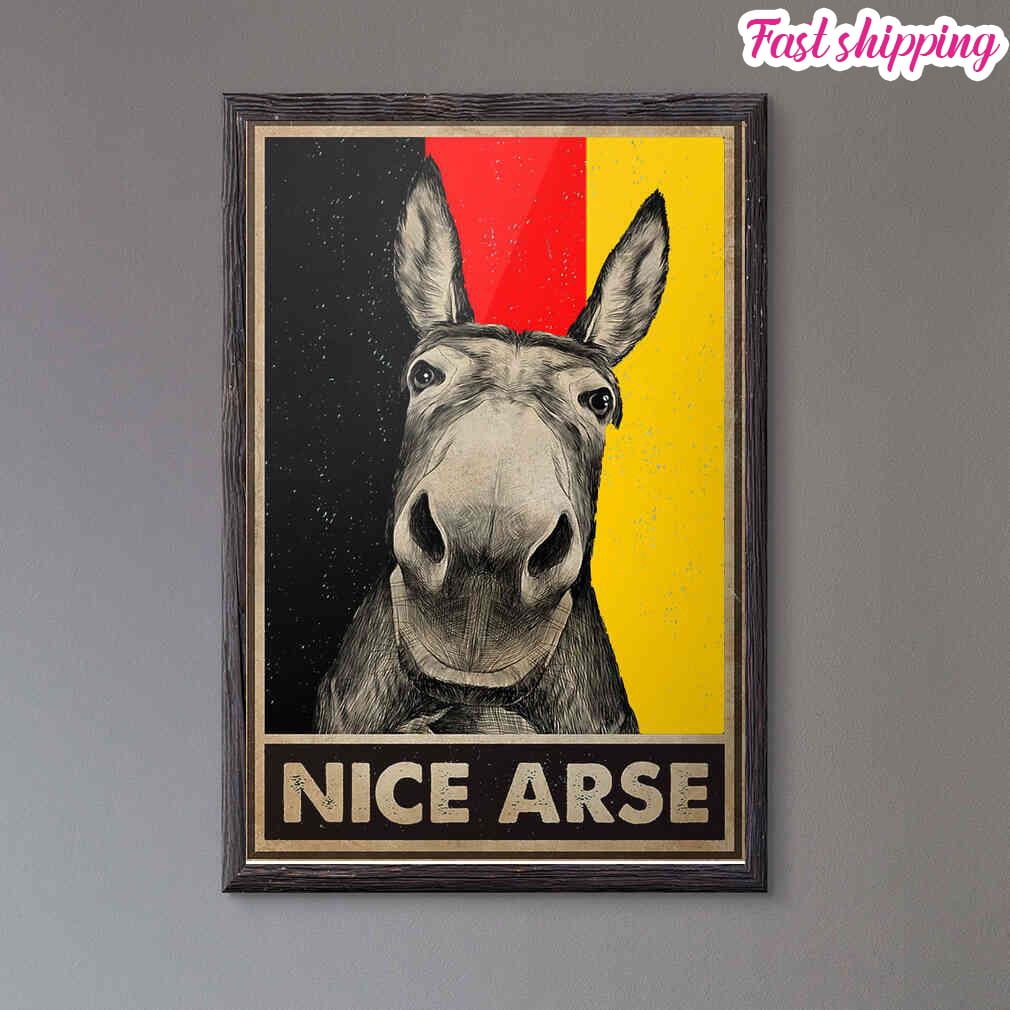 Germany Donkey Nice Arse Poster Prints Poster Wall Art Vertical 11 x 17 Inch Poster - Walmart.com