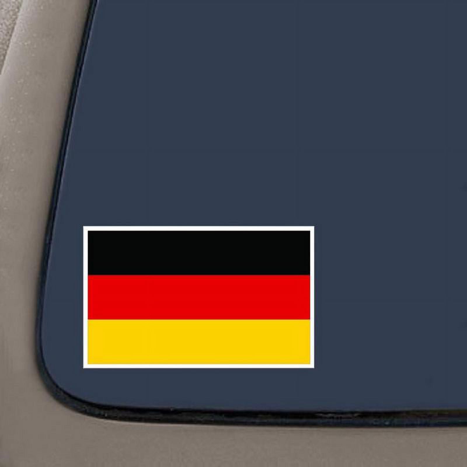 Germany Flag Decal Sticker | 5-Inches By 2.8-Inches | Vinyl Decal | Car ...