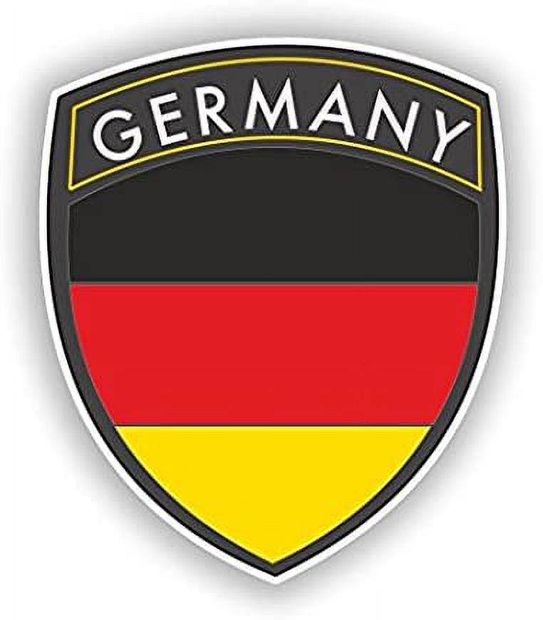 Germany Flag Design Vinyl Stickers Travel Luggage - Sticker Graphic ...