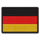 Germany Flag German Applique Multi-Color Embroidered Iron-On Patch - 2. ...