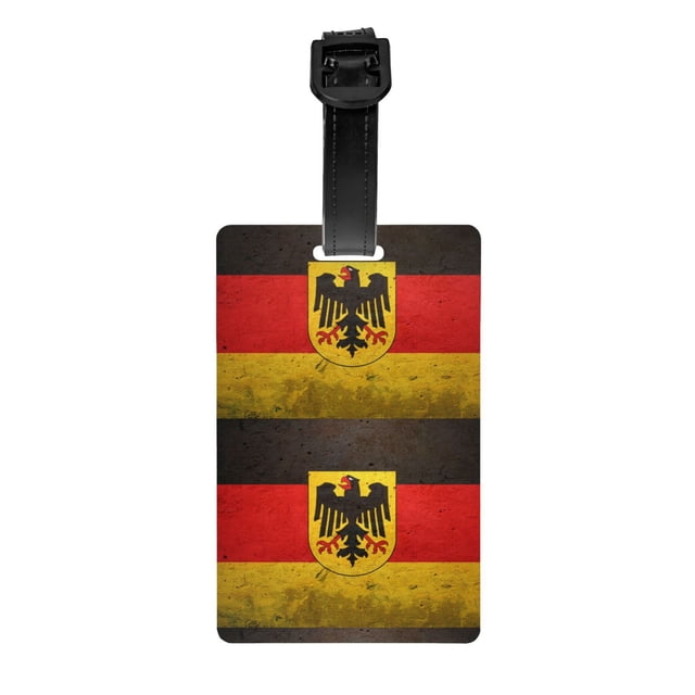 Germany Flag Luggage Tag Name Id Card Suitcase Labels Identifiers Pvc ...