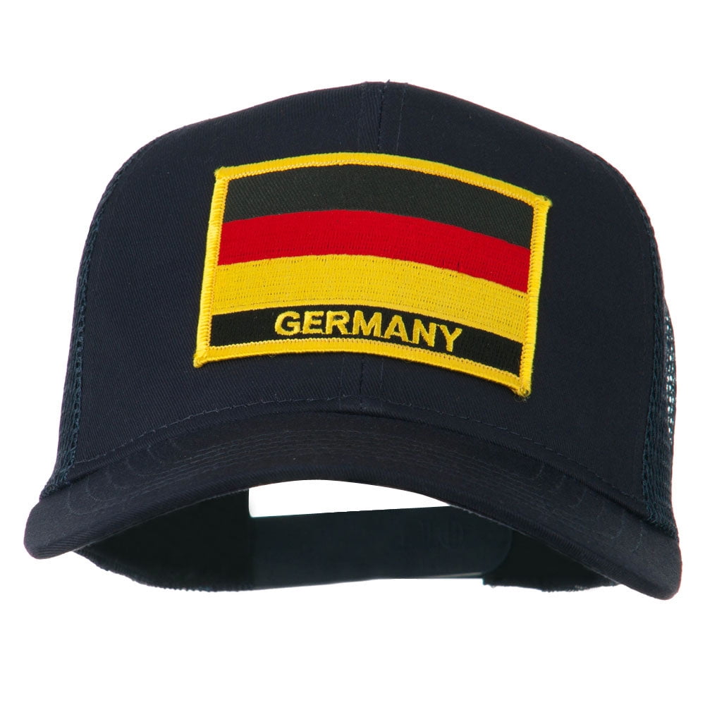 Germany Flag Patched Mesh Cap - Navy OSFM - Walmart.com