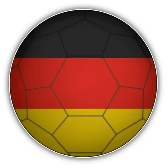 Germany Flag Soccer Ball Car Sticker Phone Decal Water Bottle Stickers ...