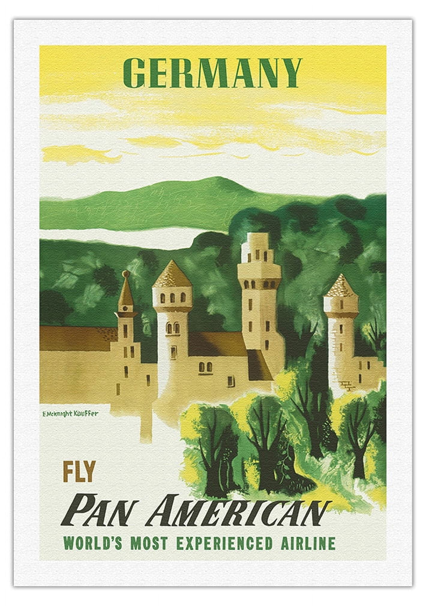 Germany - Fly Pan American World Airways - Bavaria Neuschwanstein ...
