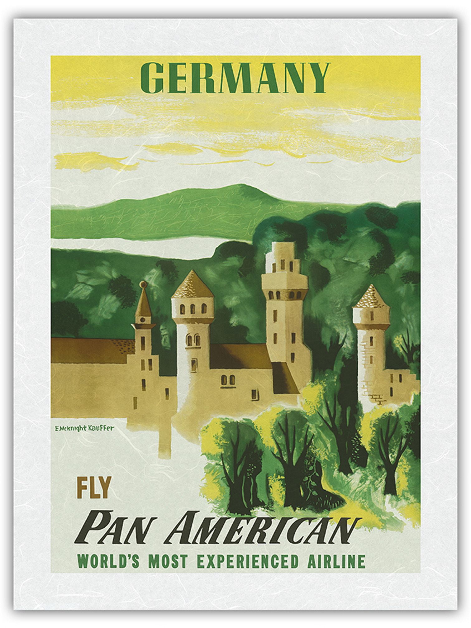 Germany - Fly Pan American World Airways - Bavaria Neuschwanstein ...